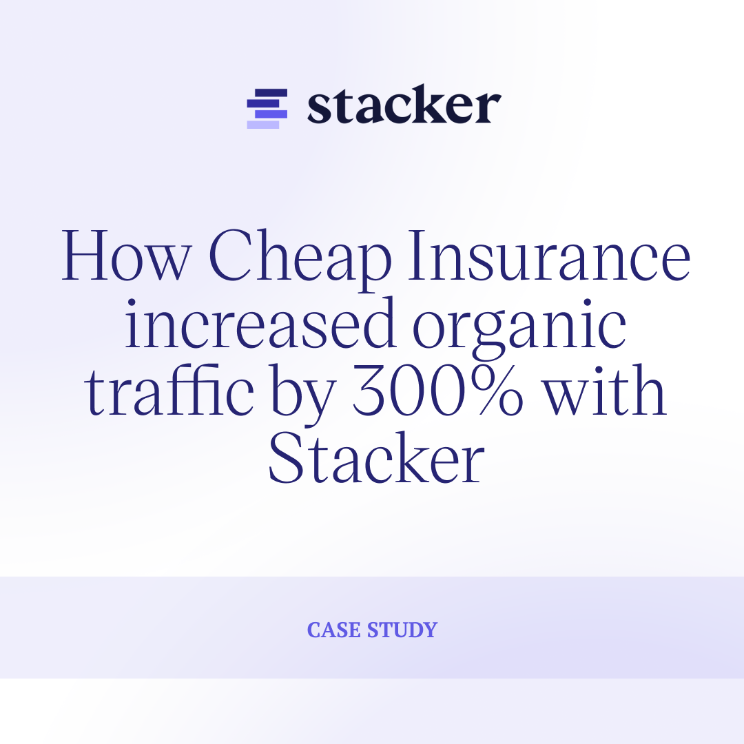 How CheapInsurance.com gained 20k earned media placements with Stacker